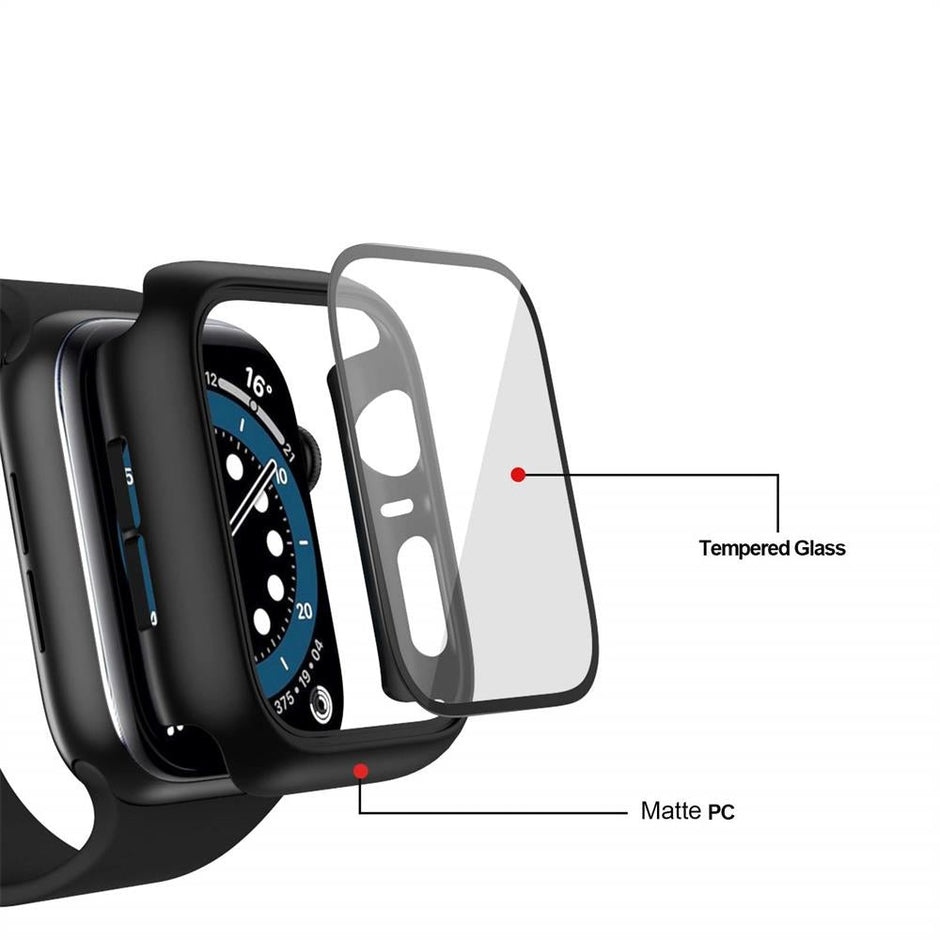 Protection verre trempé et coque Apple Watch – eWatch Straps